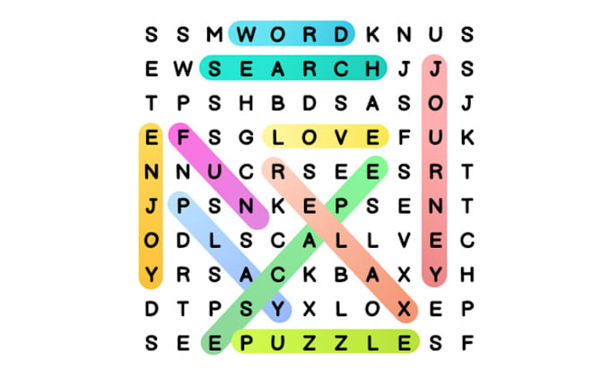Create custom word search puzzles from your list of words by Khaanis ...