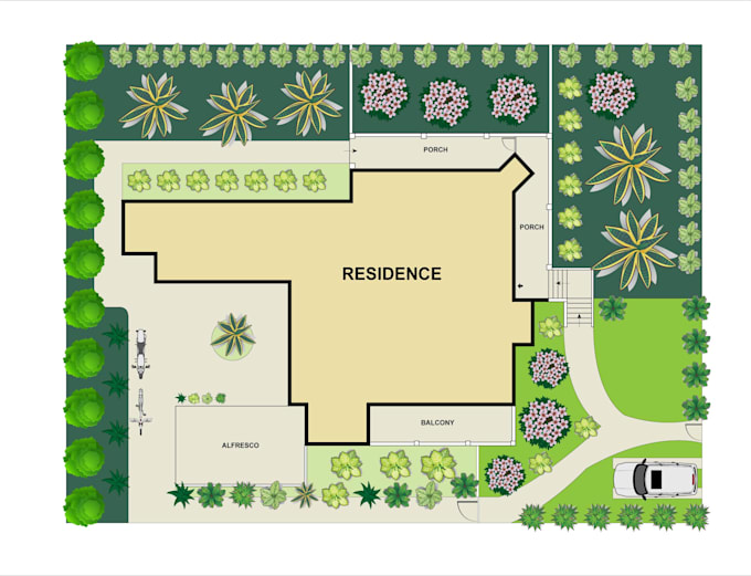 Draw a quick and basic map or siteplan by Namphm445 | Fiverr