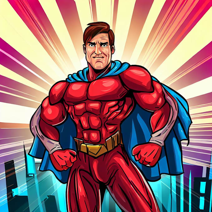 Do superhero comic illustration and comic motion by Coyigator | Fiverr