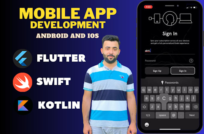 Do ios and android mobile app development native and flutter by Codenest_labs | Fiverr