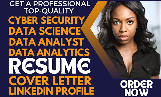 Write cybersecurity, data science, data analyst, data analytics, soc resume by Sandra_johnson1 ...