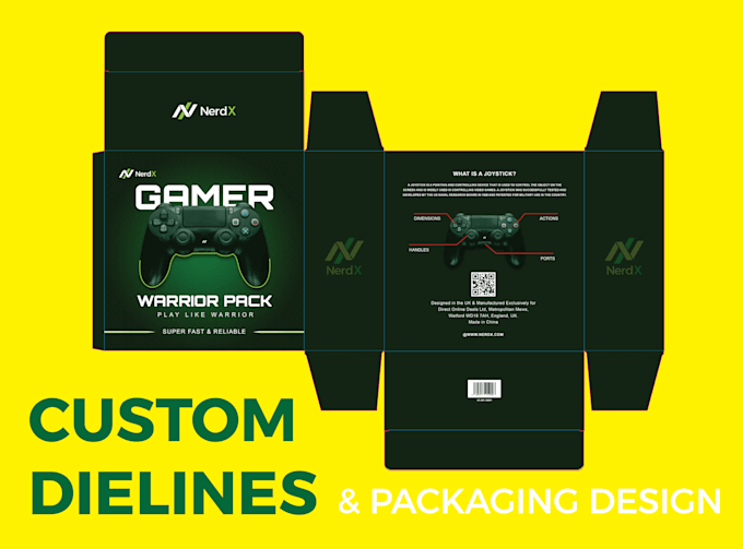 Make dielines and design for your packaging by Naeemmian | Fiverr