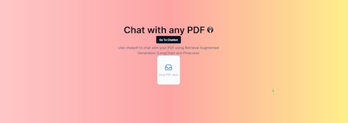 Ai chatbot for large docs using langchain and pinecone by Zzatch | Fiverr