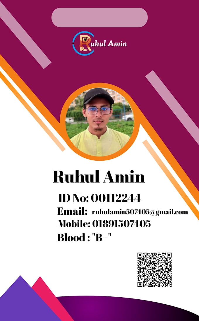 Design job id card for any kind of my client by Ruhulamin_uk | Fiverr