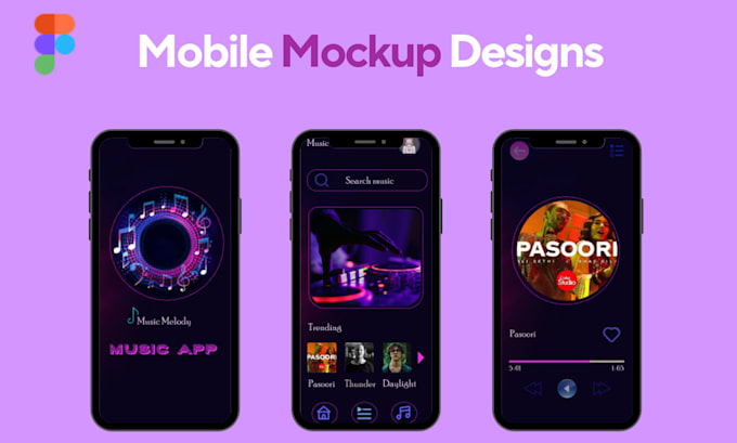 Design isometric mobile app ui ux, prototypes using figma by ...