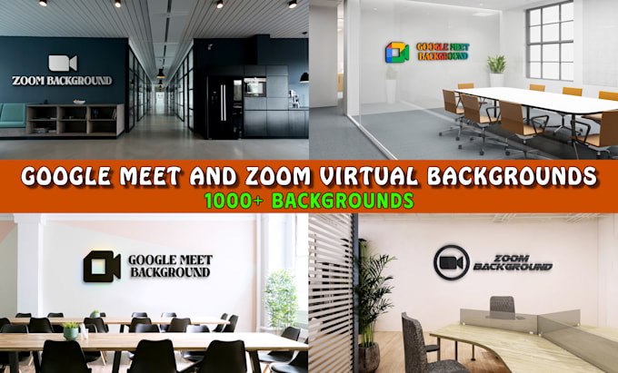 Design a marvelous google meet and zoom virtual background by Shamza786 ...