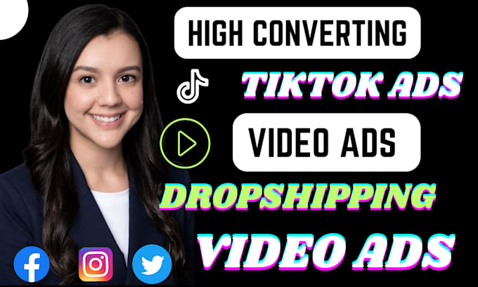 Create Viral Tiktok Video Ads Tik Tok Ads Tiktok Video Dropshipping