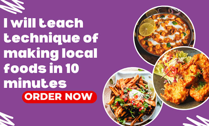 Teach technique of making local foods in 10 minutes by Janet_bricke ...