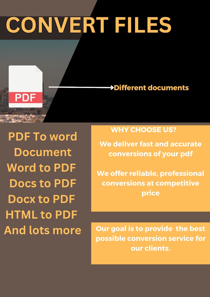 Convert documents from any other format to other format by Dabirq | Fiverr