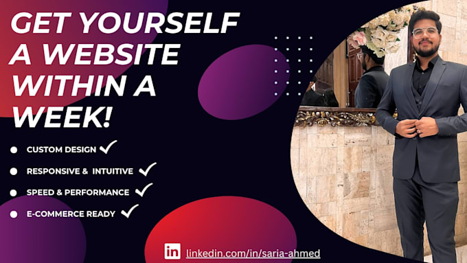 Create a custom website in less than 7 days by Sariaahmed2821 | Fiverr