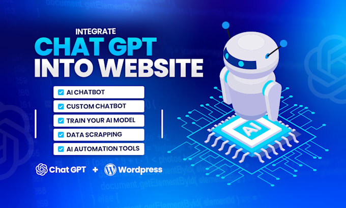 Integrate chatgpt openai api in wordpress website for ai chatbot and ... Integrate chatgpt openai api in wordpress website for ai chatbot and ...