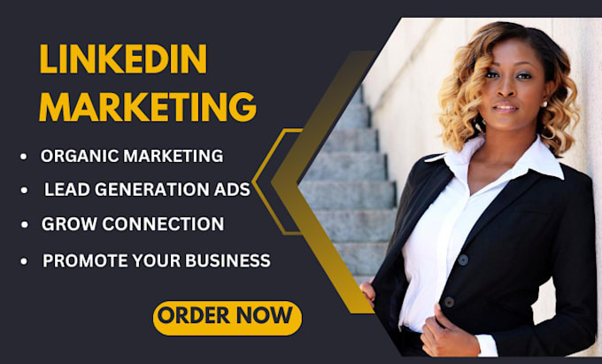 Do linkedin marketing, lead generation to grow real connection by Lizzy_lilian | Fiverr