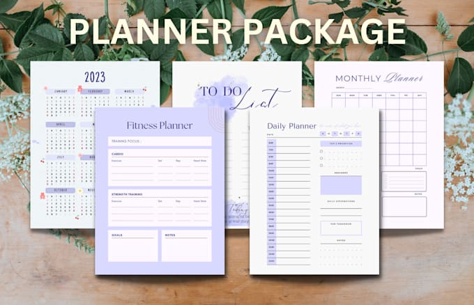 Design custom planner, calander, journal, tracker pages by ...