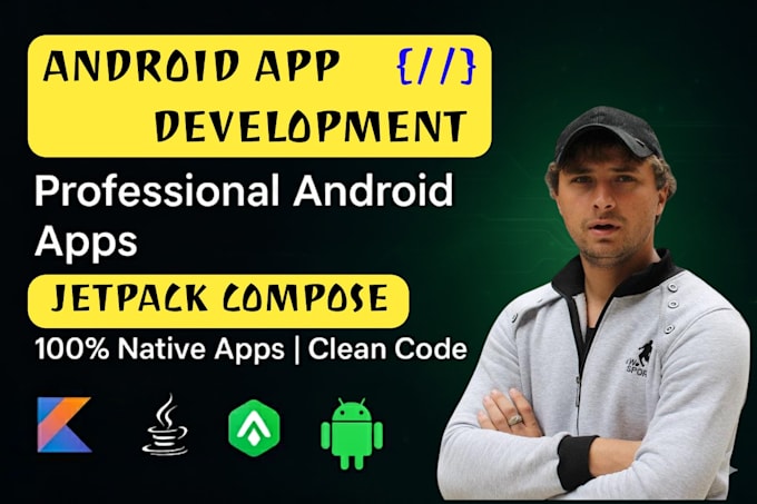 Develop android app with kotlin jetpack compose and material design by Giorgi_kvara | Fiverr