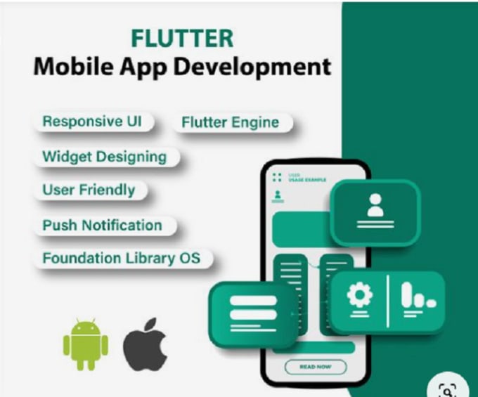 Be Your Mobile App Developer For Both Android And Ios Using Flutter And Hybrid By Giovanniey