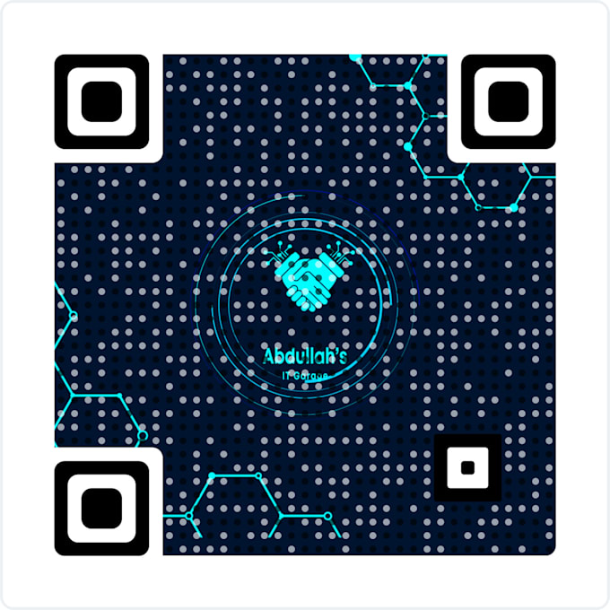 Create custom qr code with own logo in 30min by Nobinmamun | Fiverr