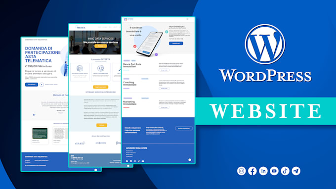 Develop a professional wordpress website by Ing_santoro | Fiverr