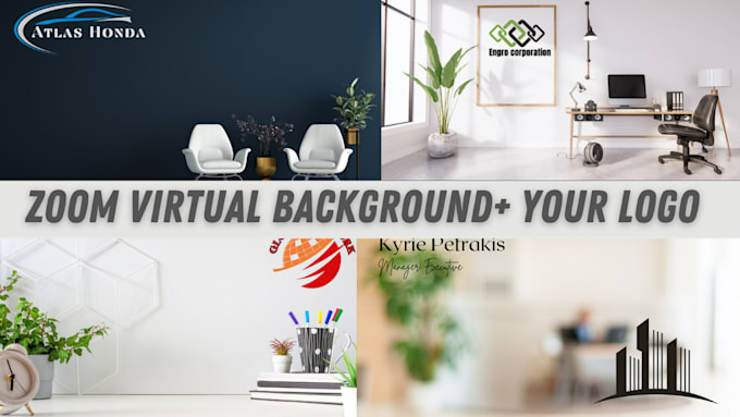 Make professional zoom virtual background by Madihairfan584 | Fiverr