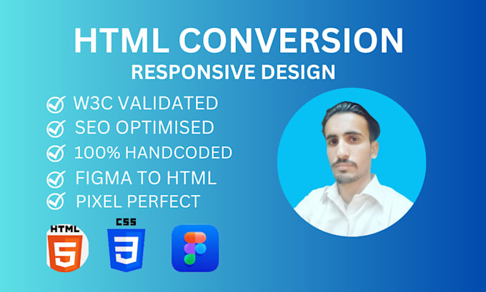 Design Frontend Websites Using Figma To Html Css And React By Razadev316 Fiverr