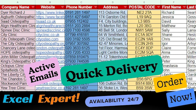 Find email address, linkedin leads, data mining, map scraping, data ...