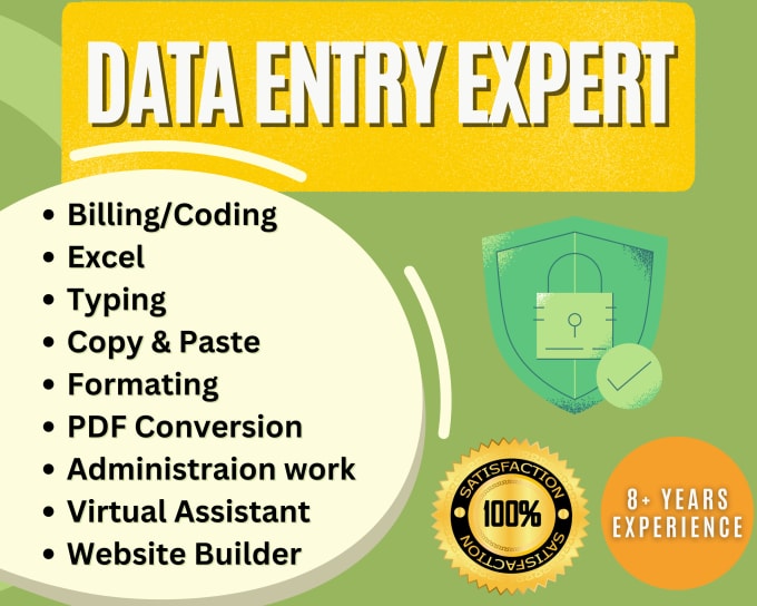 Do fast and accurate data entry, copy paste, web research, excel data ... Do fast and accurate data entry, copy paste, web research, excel data ...