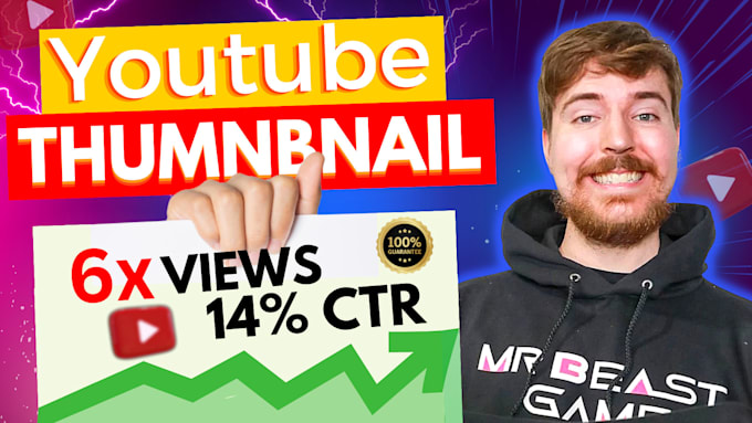 Design unique and amazing eye catching youtube thumbnails by Afaqbaba12 ...