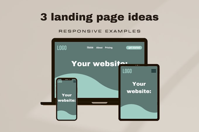 Create 3 unique landing page designs for your business by Sabianwoodyer ...
