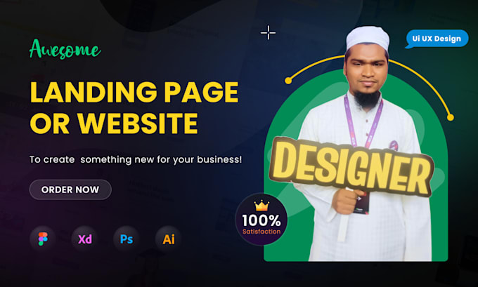 Revamp, redesign minimalistic website mockup in figma xd psd by ...