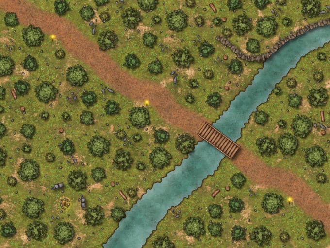 Create a custom battlemap for dnd by Foxofpc | Fiverr