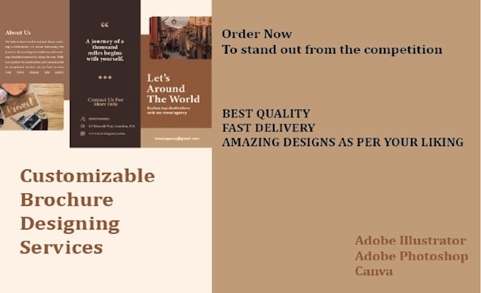 Create captivating brochures using adobe illustrator by Romesa_aafeen ...