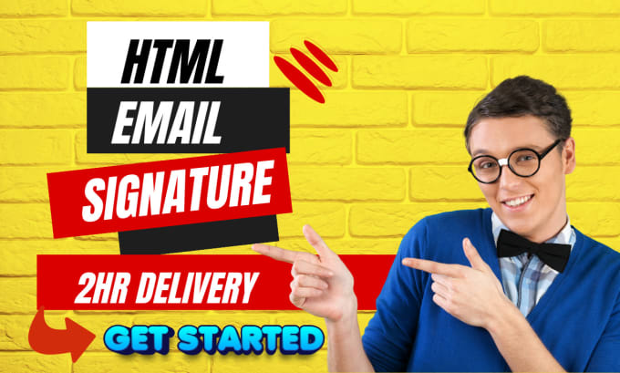 Design html email signature, clickable html email signature by ...
