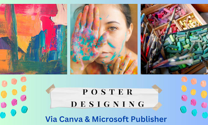 Create posters on canva and microsoft publisher by Hayathayat631 | Fiverr