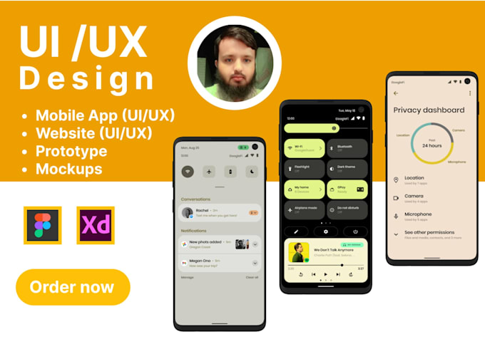 Do mobile app and website ui ux design using figma by Rmu_usama | Fiverr