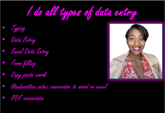 Do fast and accurate data entry,typing, pdf conversion by Yohanan_t ... Do fast and accurate data entry,typing, pdf conversion by Yohanan_t ...