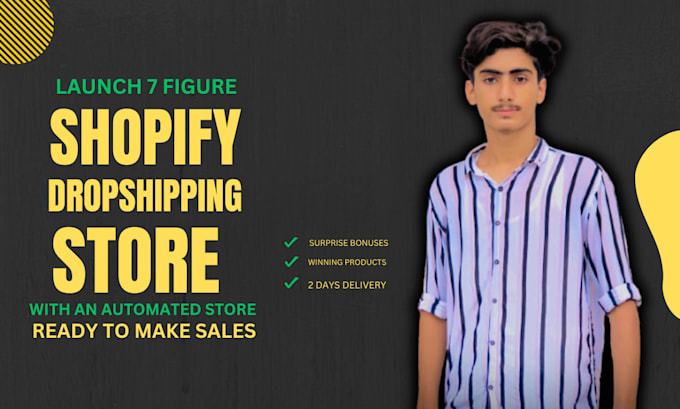 Build shopify website, shopify dropshipping store, shopify by Abdullah4x | Fiverr