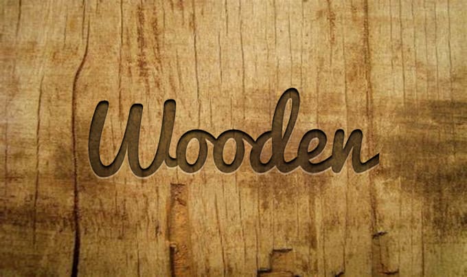 Create wooden carved text for you by Talal_munir1 | Fiverr
