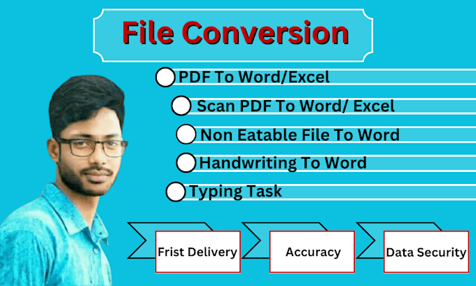 File conversion, pdf conversion, and any file convert by Jowelislam1 ...