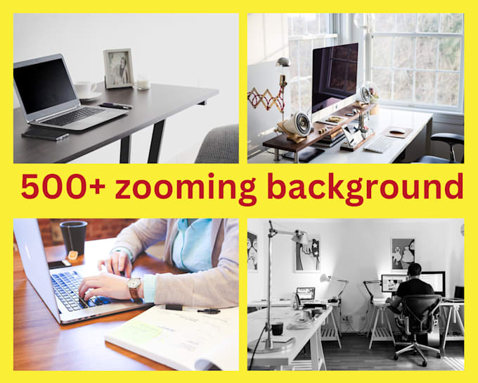 Design office mockup and custom zoom virtual backgrounds by ...