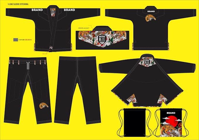 Custom design bjj gi,no gi,judo,martial art uniform artwork and ...