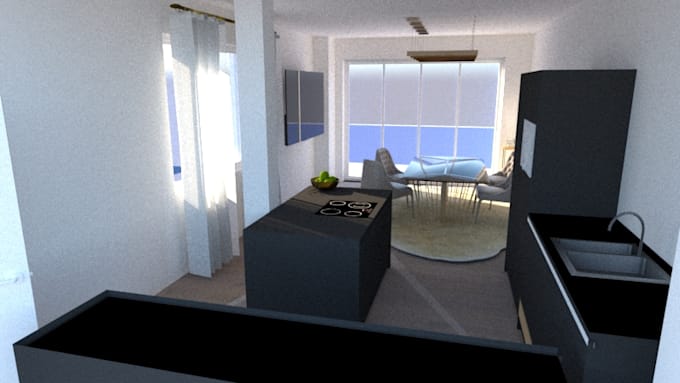 Create an interior design of your room in 2d or 3d modeling with ...