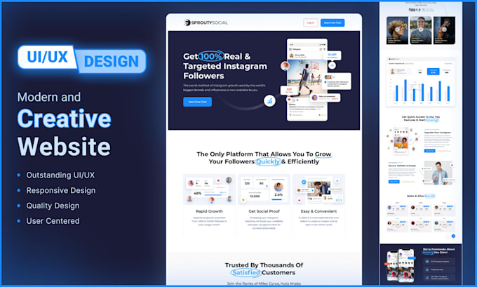 Do figma ui ux design for figma website or landing page ui ux by Subhan_uiux | Fiverr