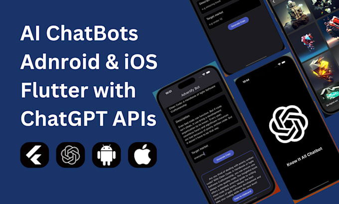 Develop Chat Bot Ai With Flutter For Android Ios Using Gpt Api By