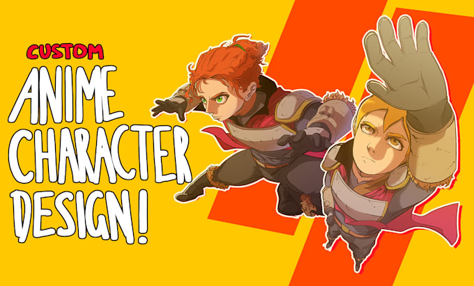 Create character sheets and posters in an anime art style by Docscomics ...