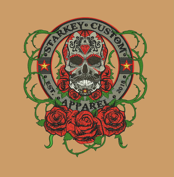 Do embroidery digitizing into dst, pes, jpeg, emb, pdf designs service ...