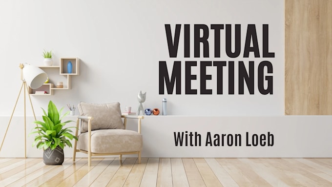Design a personalized zoom virtual meeting background by Jawedali465 ...