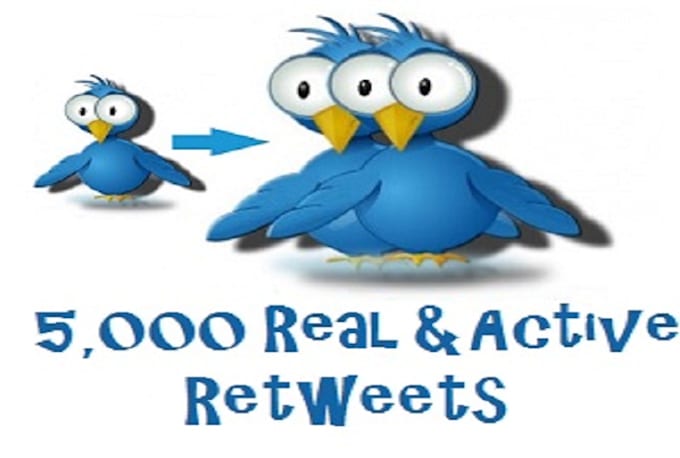 Get you 5000 real human retweets and 5000 followers by Angel1150 | Fiverr