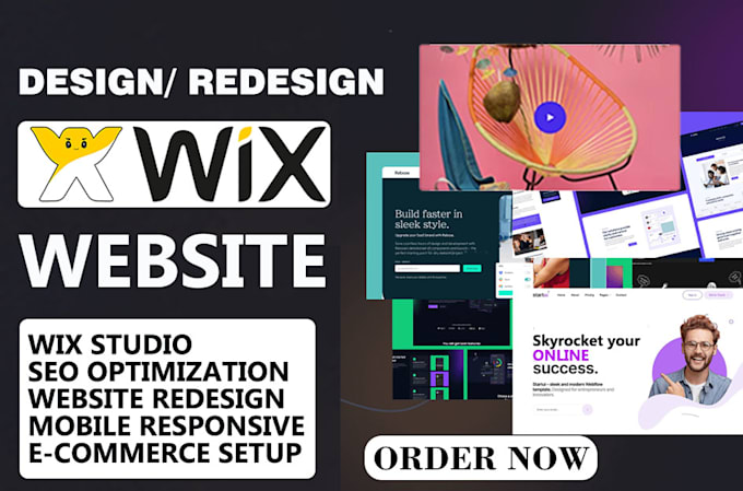 Develop wix website design, redesign ecommerce wix website, edit wix studio web by Kyle_art4 ...