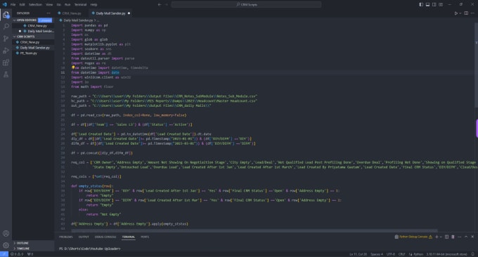 Professionally clean and manipulate data with python by Paras1259 | Fiverr