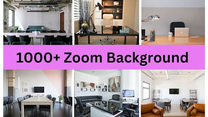 Design a custom zoom virtual background with your logo by ...