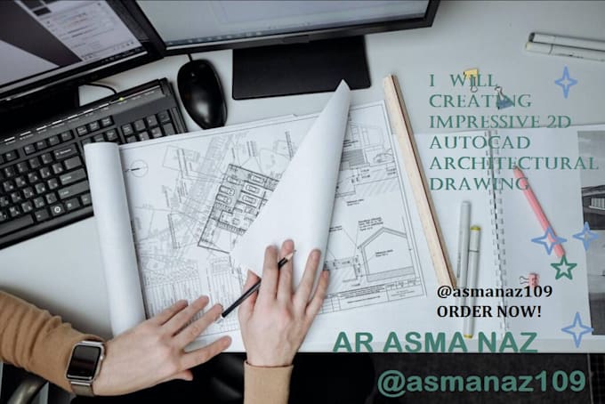 Creating impressive 2d autocad architectural drawing by Asmanaz109 | Fiverr